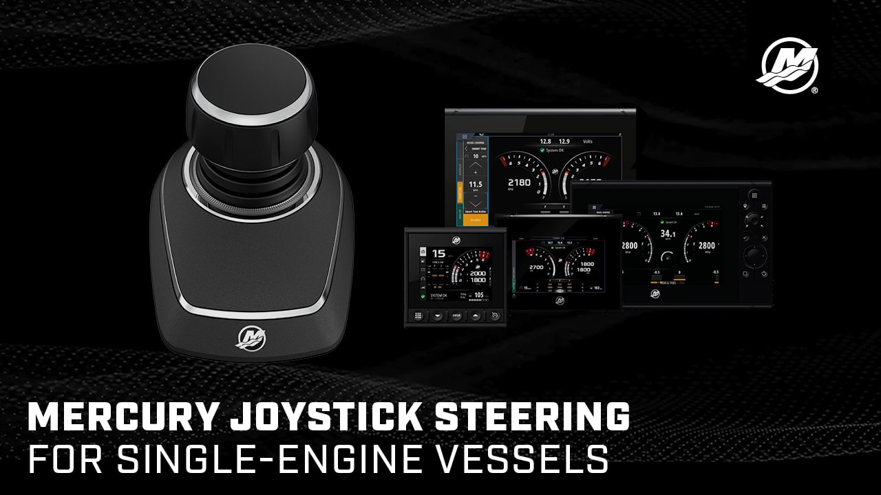 Mercury introduces Joystick Steering for Single-Engine Vessels ...